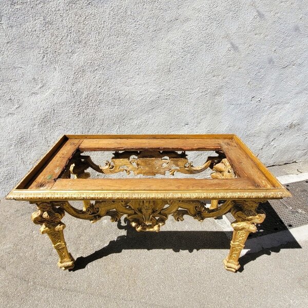 Large Center Table, L158cm, Piedmont, Louis XIV Period | Vinterior