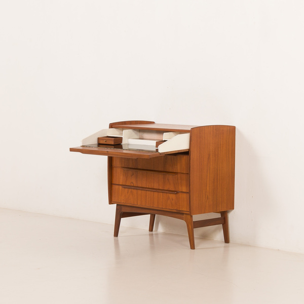 Danish Chest Of Drawers With Hidden Desk Or A Vanity, 1960s | Vinterior