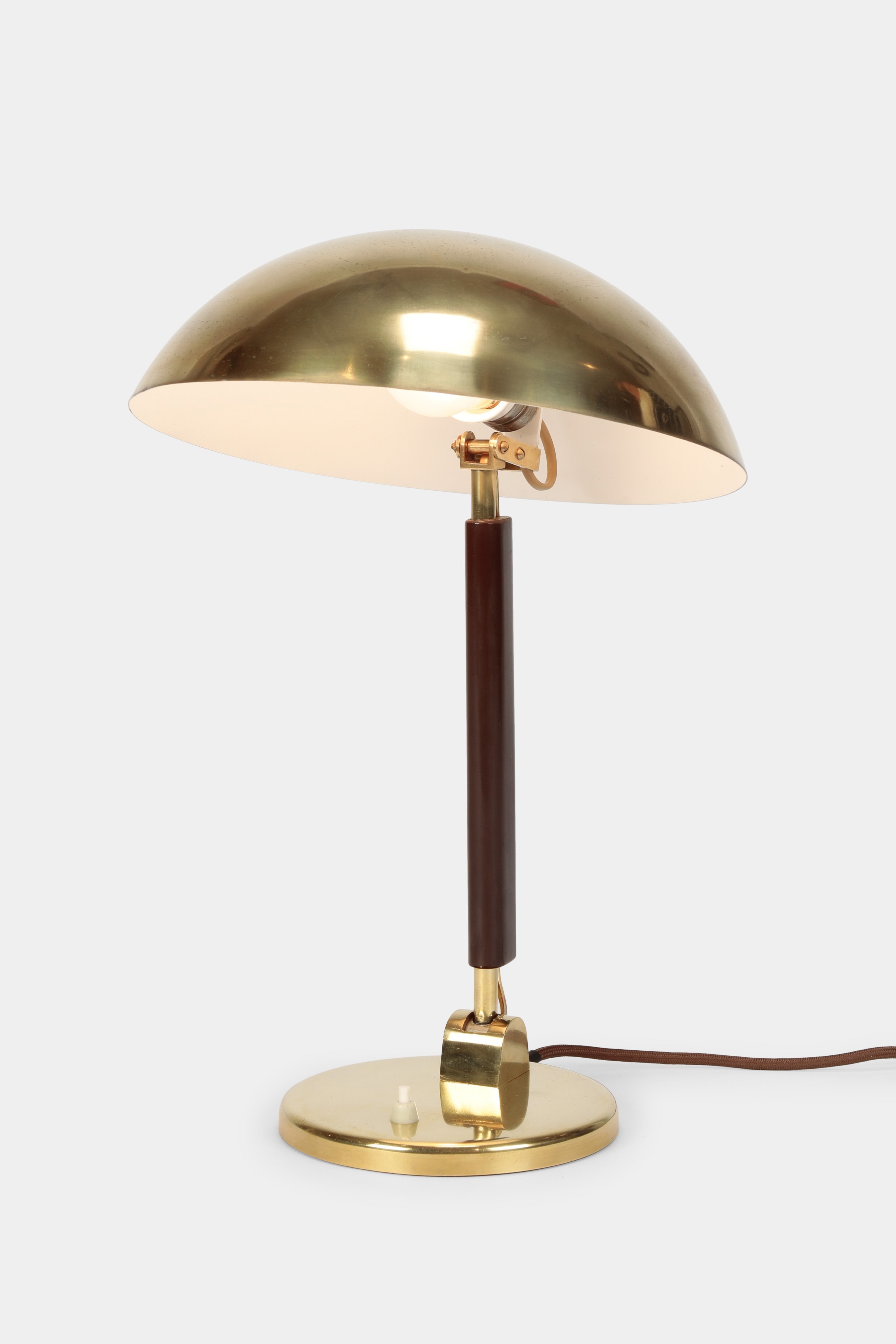 German Brass Karl Trabert Table Lamp, 30s, Brass | Vinterior