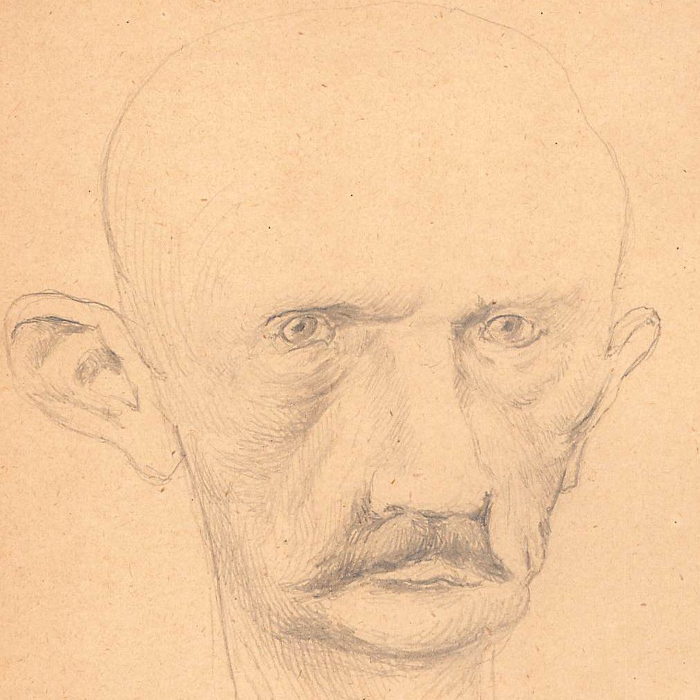 Original Drawing Caricature Portrait Of General Fritz Von Below In ...