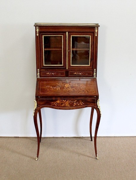 Small Showcase Desk, Napoleon III Period, Mid 19th Century | Vinterior