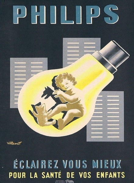 Philips Original Vintage Poster | Bernard Villemot | Philips | Vinterior