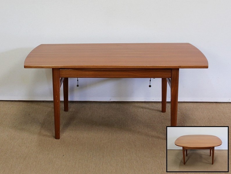 Scandinavian System Table In Teak, "Sesam" Model By Tingströms, By F ...