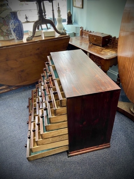 A Truly Beautiful Set Of Drawers, 24 Drawers, Brown | Vinterior
