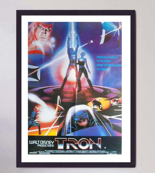 Tron Original Vintage Poster, 1980s | Vinterior