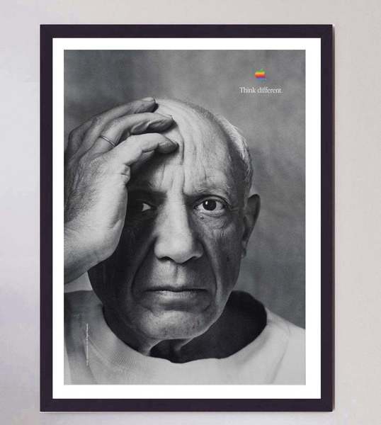 Apple Think Different Pablo Picasso Original Vintage Poster | Vinterior