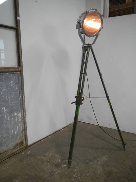 Naval Lamp With Easel, 1950s, Vintage | Vinterior