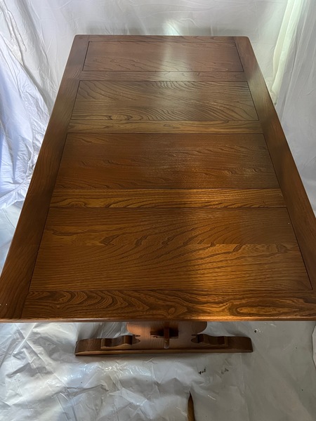 An Ercol Extendable Dining Table With 6 Matching Spindle Back Chairs ...