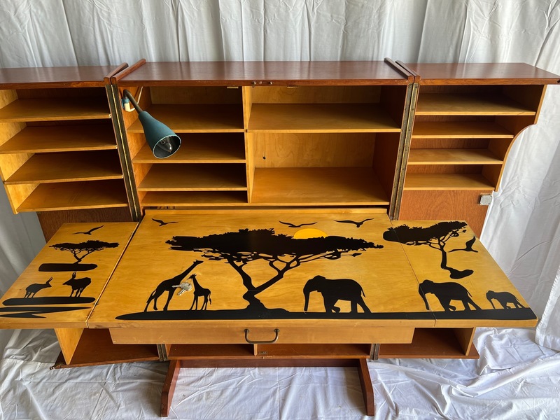 Fold Away Home Office/ Desk, Norwegian Design By Pfeiffer. | Vinterior