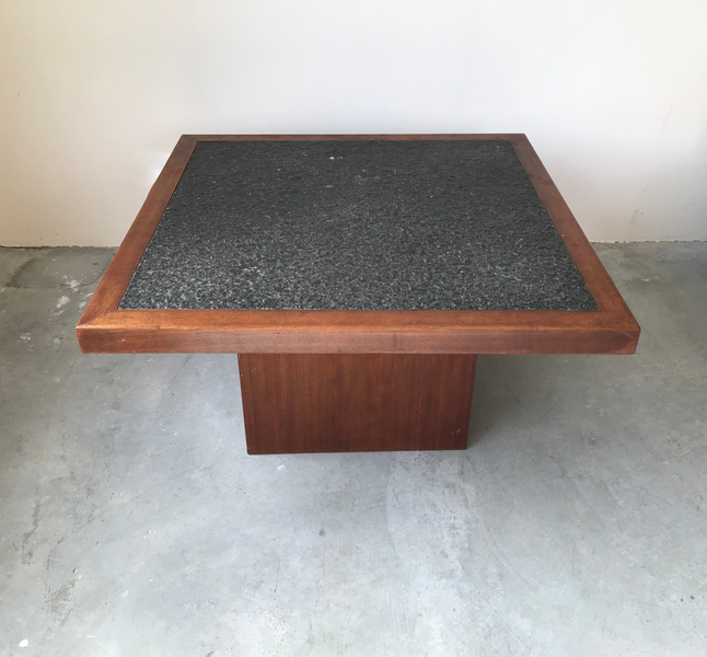 Square Granite Coffee Table, Circa 1980 | Vinterior