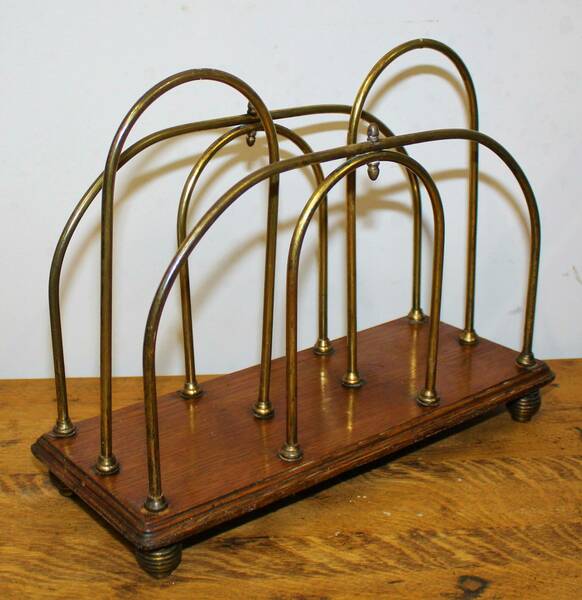 Arts And Crafts Antique Letter Magazine Rack Desk Cabinet Box ...