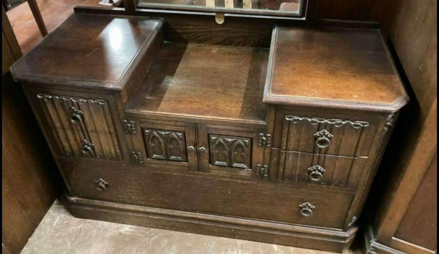 Painted Vintage Dressing Table Old Charm Antique Dressing Table | Vinterior