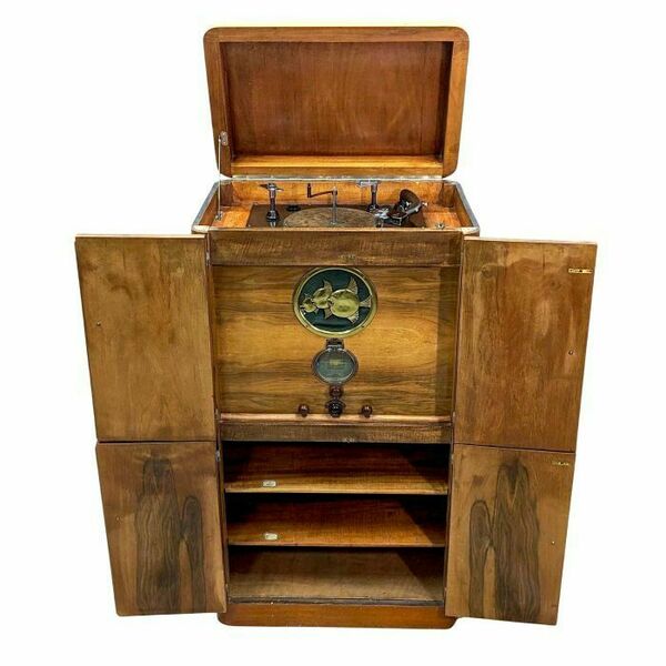 Garrard Phonograph Automatic Loading Art Deco 1930 | Vinterior