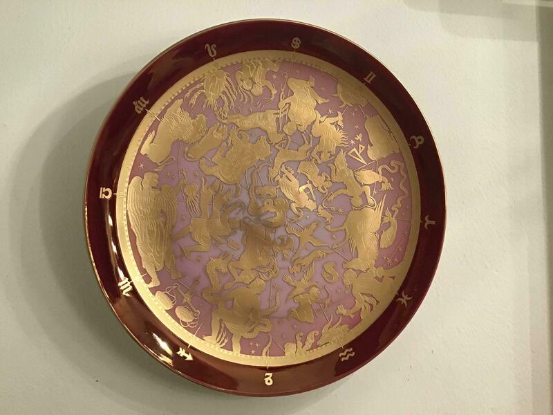 Morbelli Porcelain Wall Plate “Planisfero Celeste” Worked With Pure ...