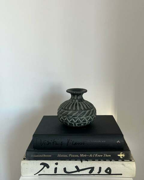 European Studio Pottery Vase, 1980s | Vinterior