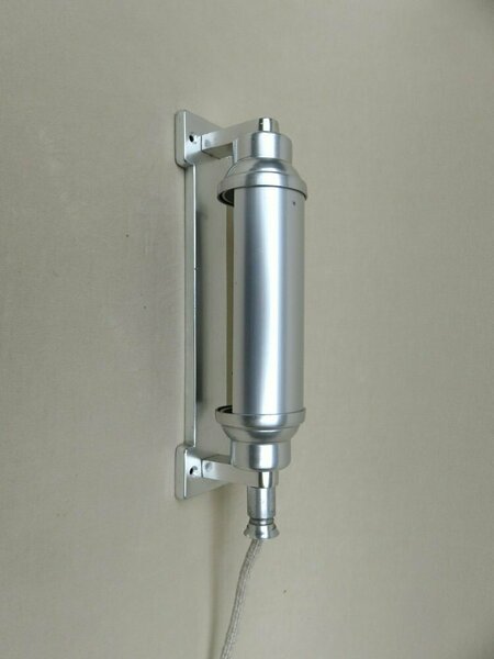 Submarine Light Wall Lamp In Polished Aluminum, 1940s | Vinterior