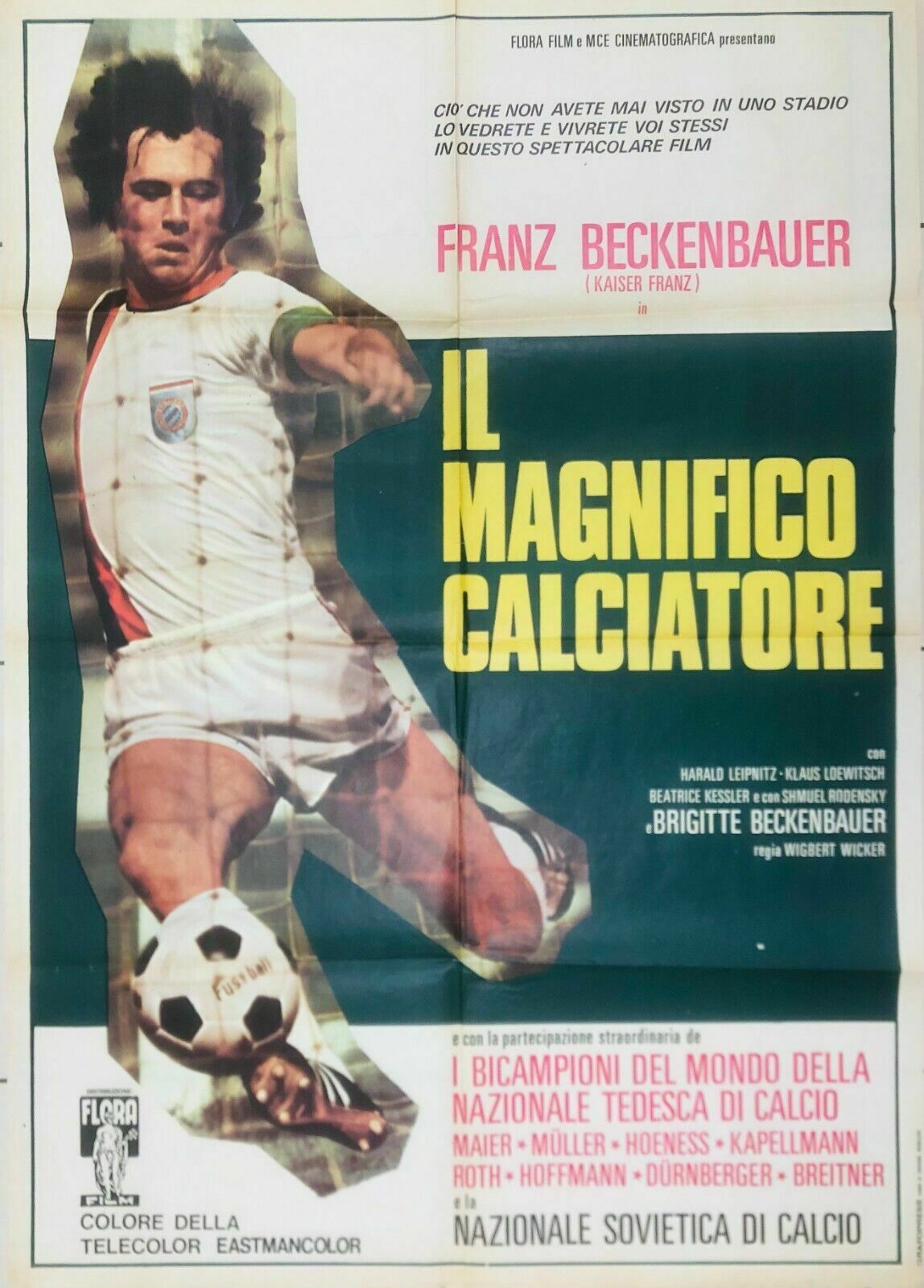 Franz Beckenbauer, 1974 Il Magnifico Calciatore Movie Poster | Vinterior